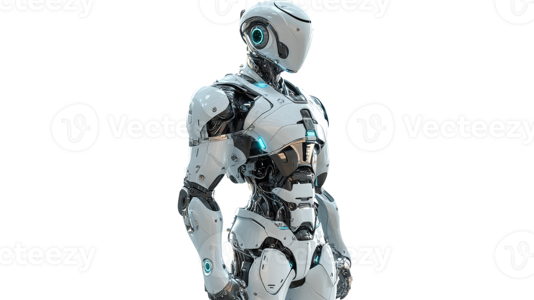 Advanced humanoid robot design showcased in detail 56680992 PNG