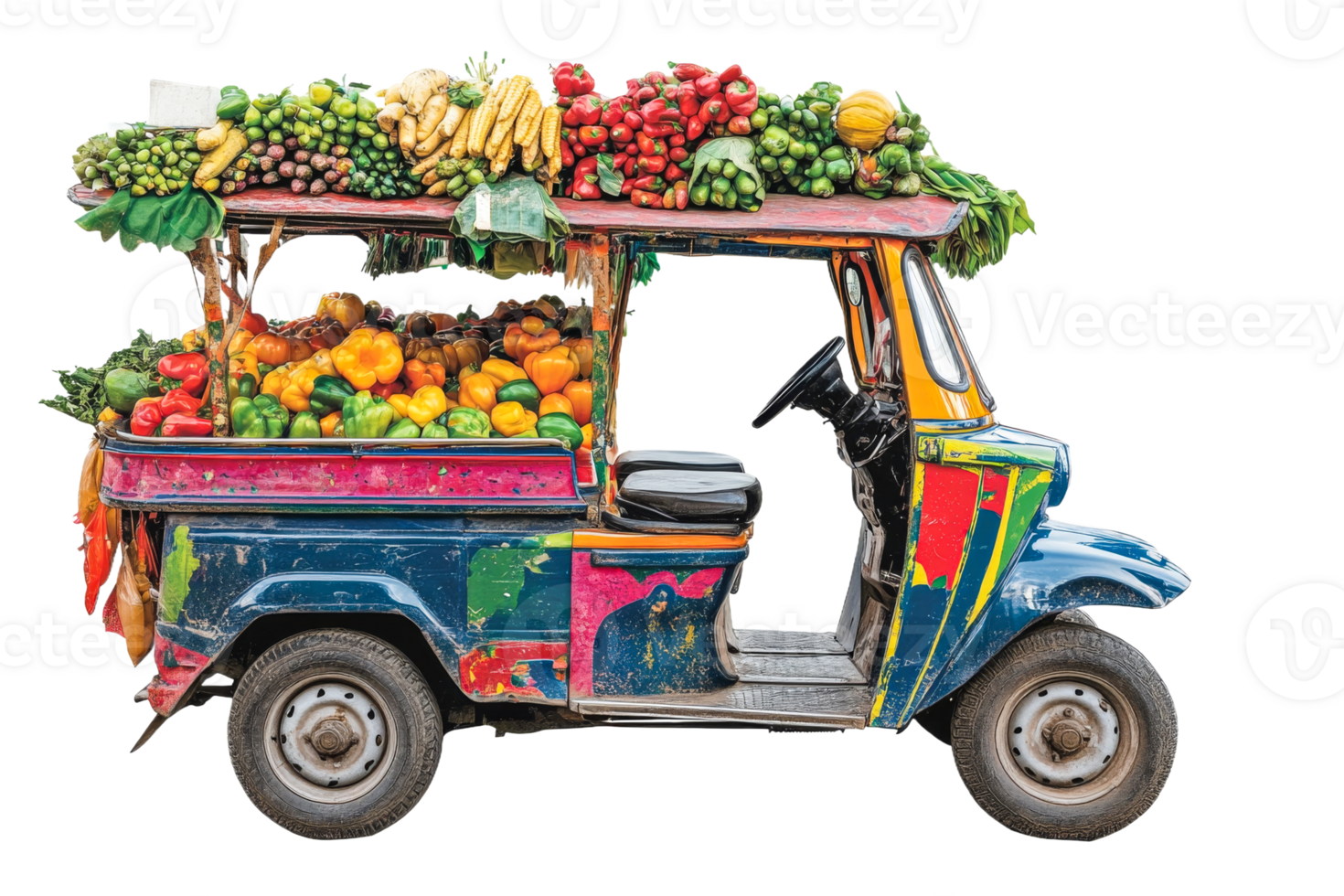Colorful tuk tuk with fresh produce 56681299 PNG Colorful tuk tuk with fresh produce 56681299 PNG