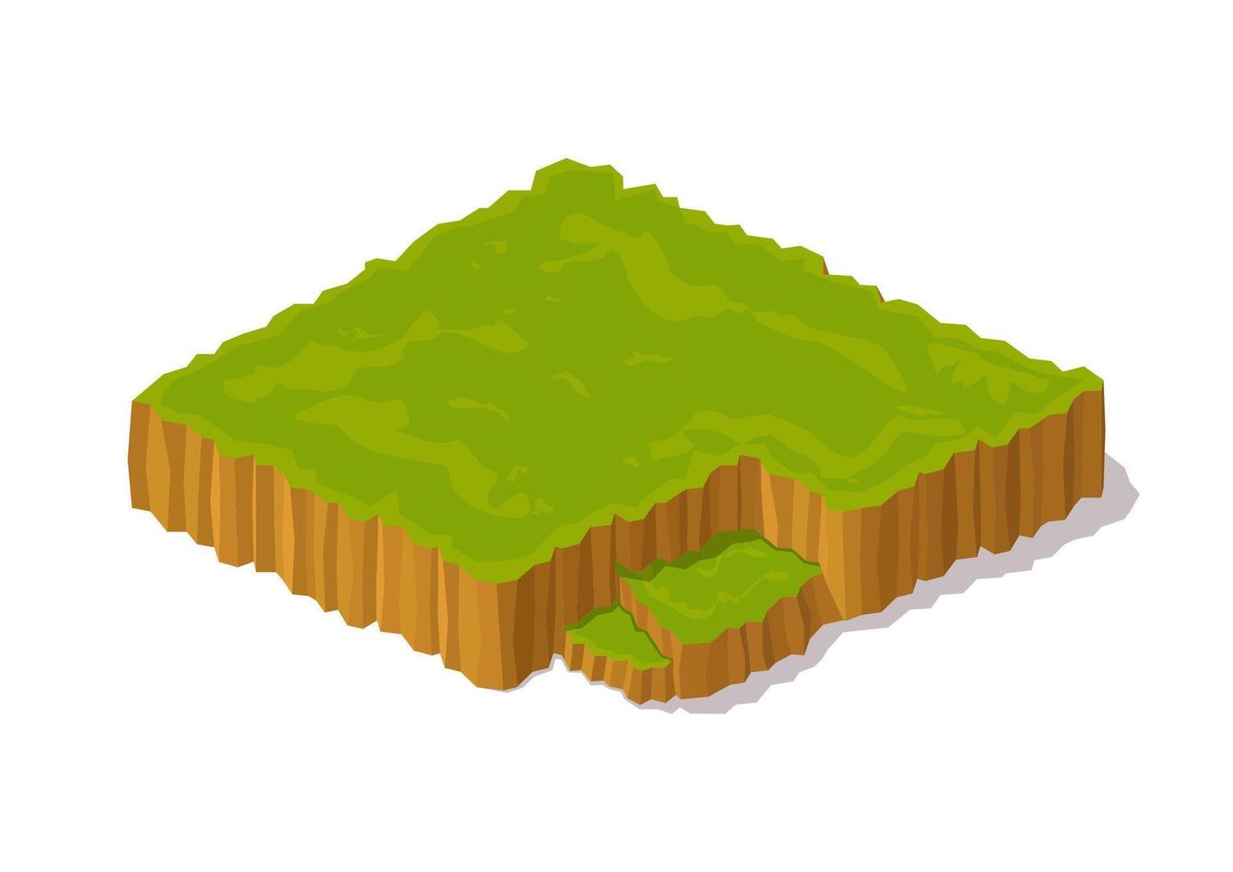 Isometric beautiful green lawn island 56682728 Vector Art at Vecteezy