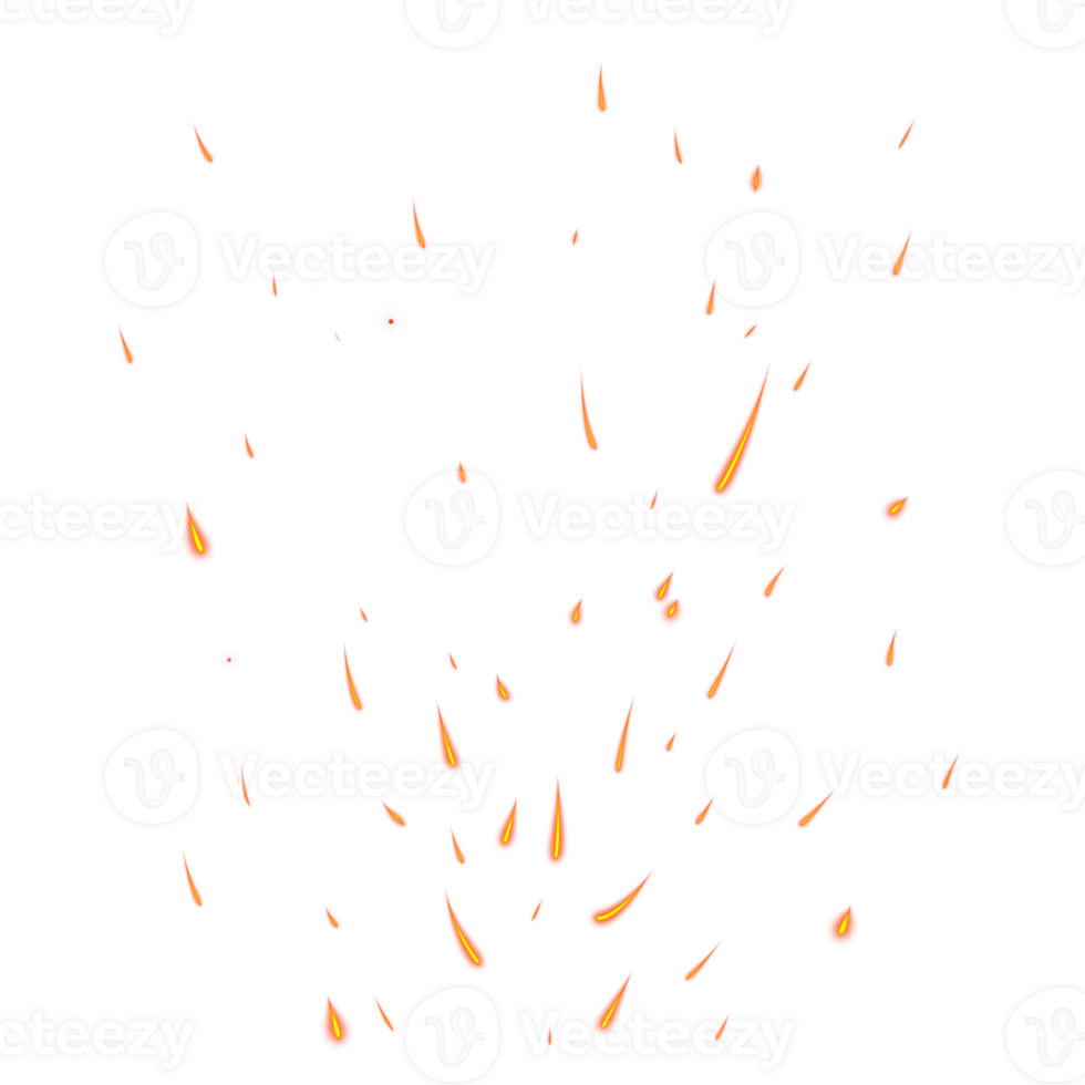 realistic fire sparks 56711282 PNG