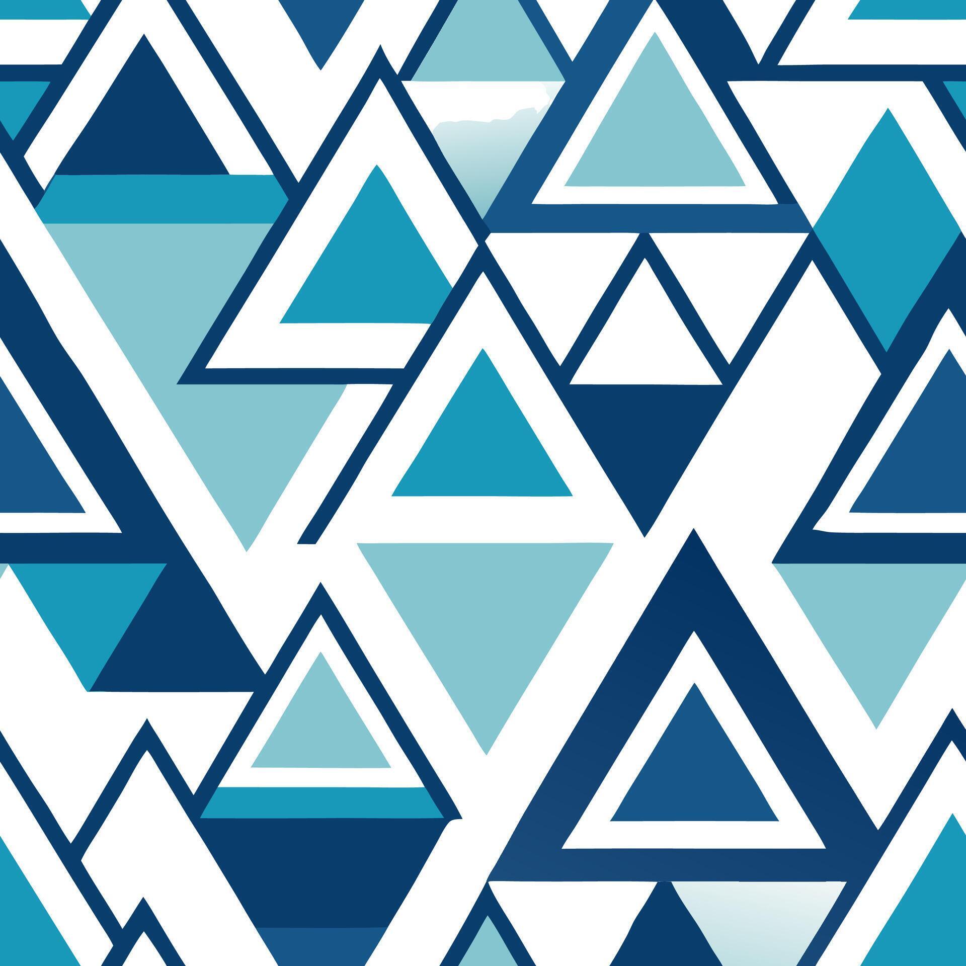 Overlapping translucent triangles abstract geometric design digital artwork contemporary style ...