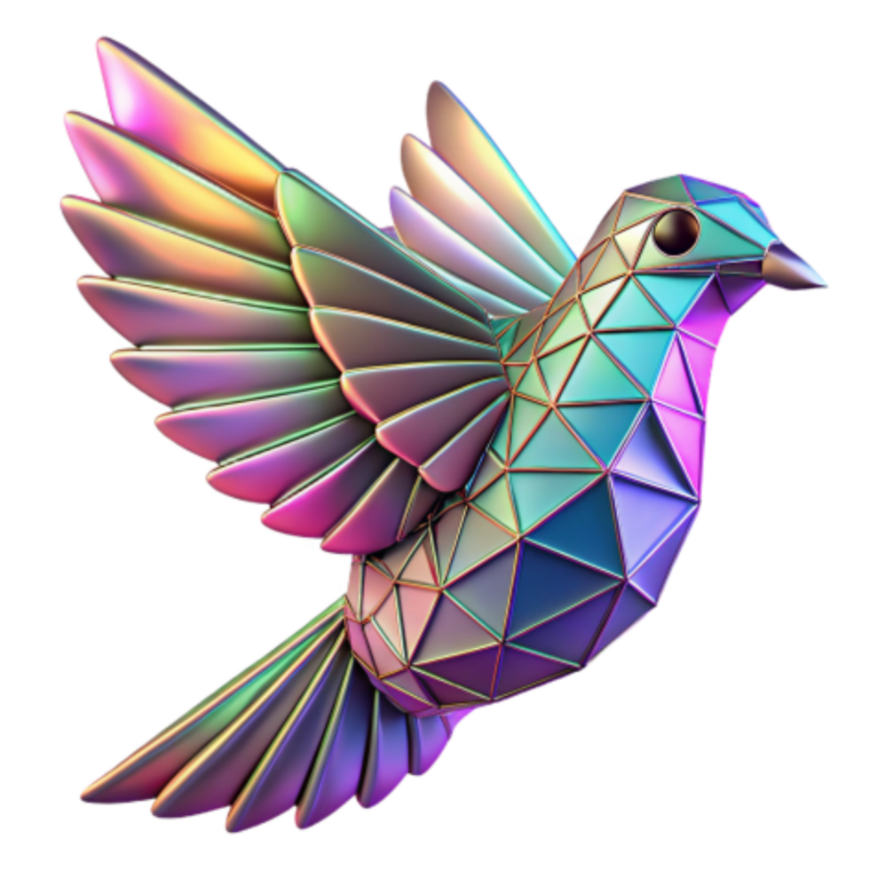 extraordinary classic Iridescent Geometric Bird Low Poly 3D Model ... extraordinary classic Iridescent Geometric Bird Low Poly 3D Model ...