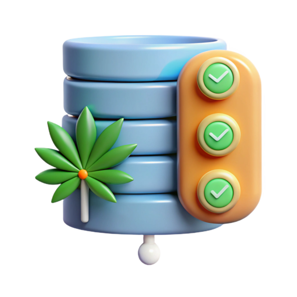 Dramatic Abstract Secure Data Storage Compliance Privacy Cannabis