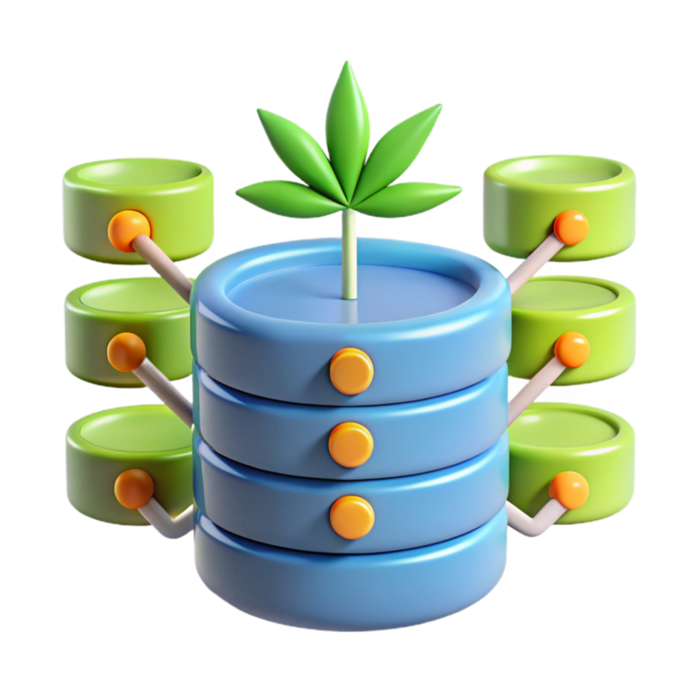 elegant minimalist Cannabis Database Management Secure Scalable Solutions premium 56740959 PNG