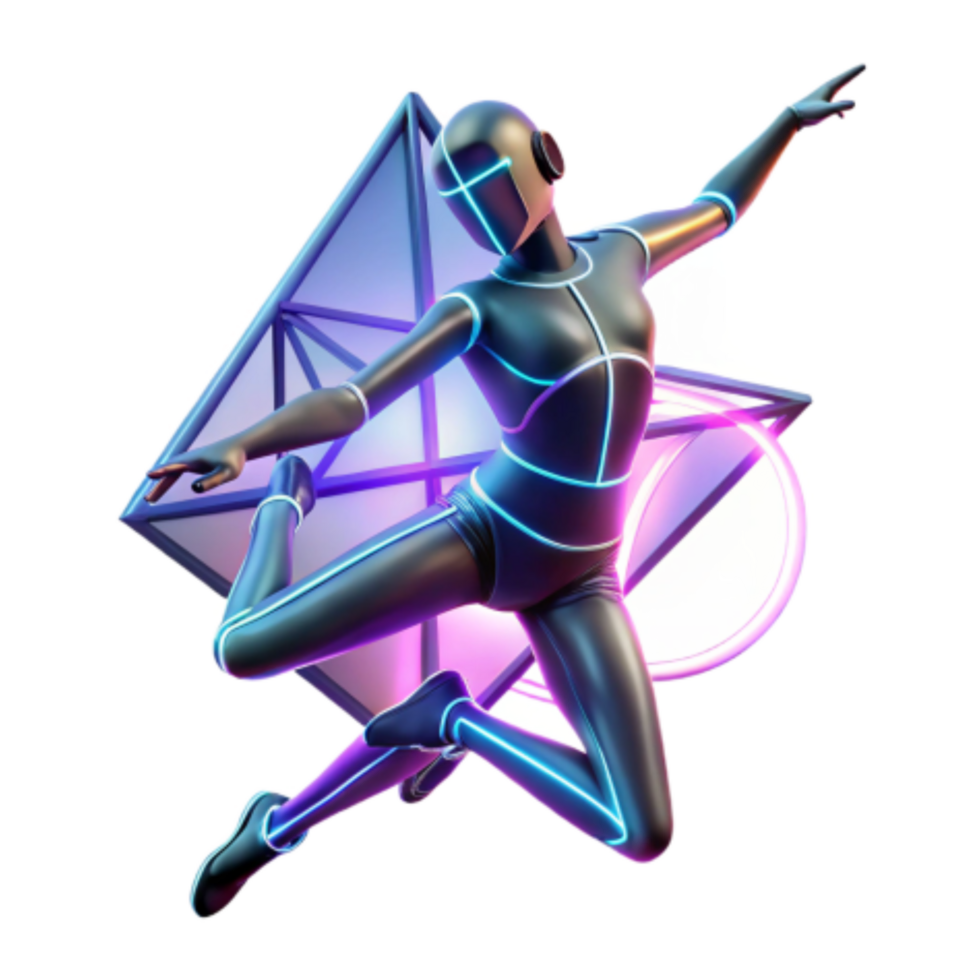 stunning artistic Neon Robot Dancer Geometric Art premium 56747361 PNG stunning artistic Neon Robot Dancer Geometric Art premium 56747361 PNG