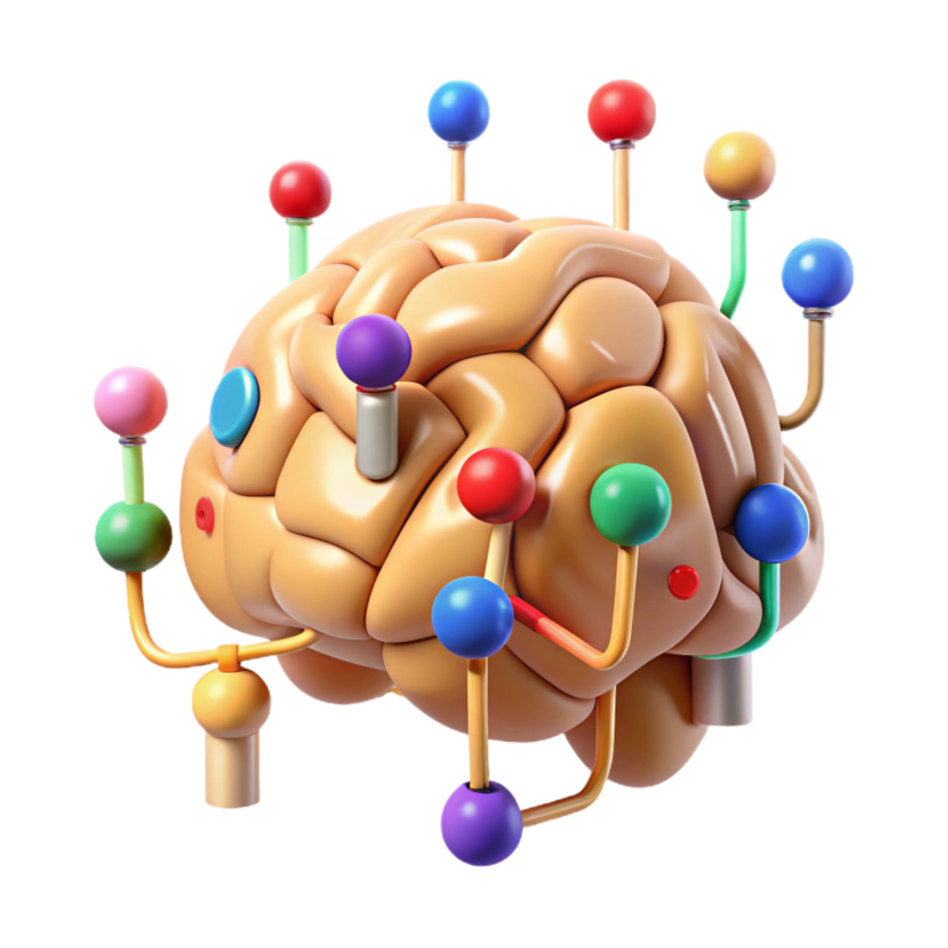 Extraordinary Modern Brain Connectivity Neural Pathways Cognitive Function 4k 56750347 Png