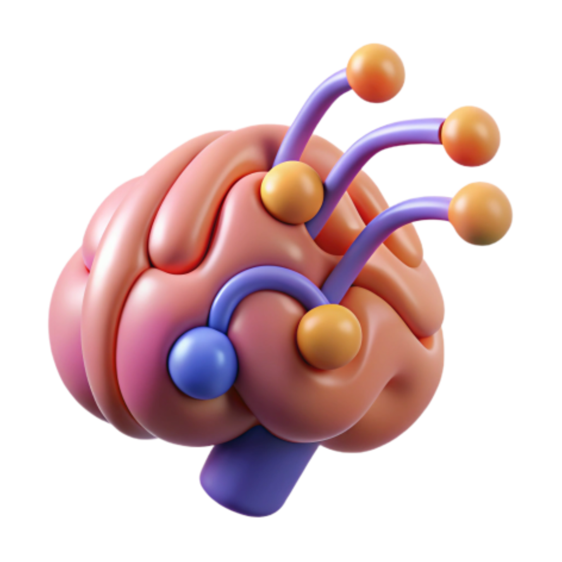 Impressive Vintage Brain Connections Neural Pathways Cognitive Function