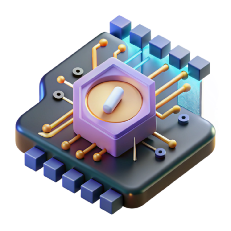 Stunning Minimalist Hexagonal Microchip Advanced Circuitry And Data