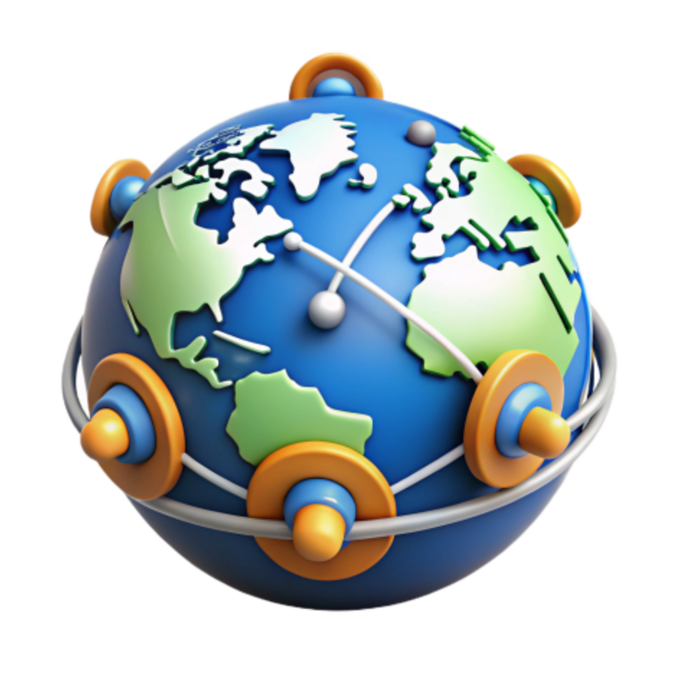 Wonderful Rustic Global Network Connectivity A Visual Representation Premium 56751994 Png