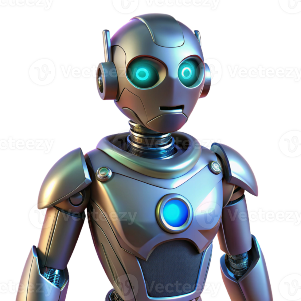 beautiful abstract Friendly Robot 3D Render high resolution 56756882 PNG