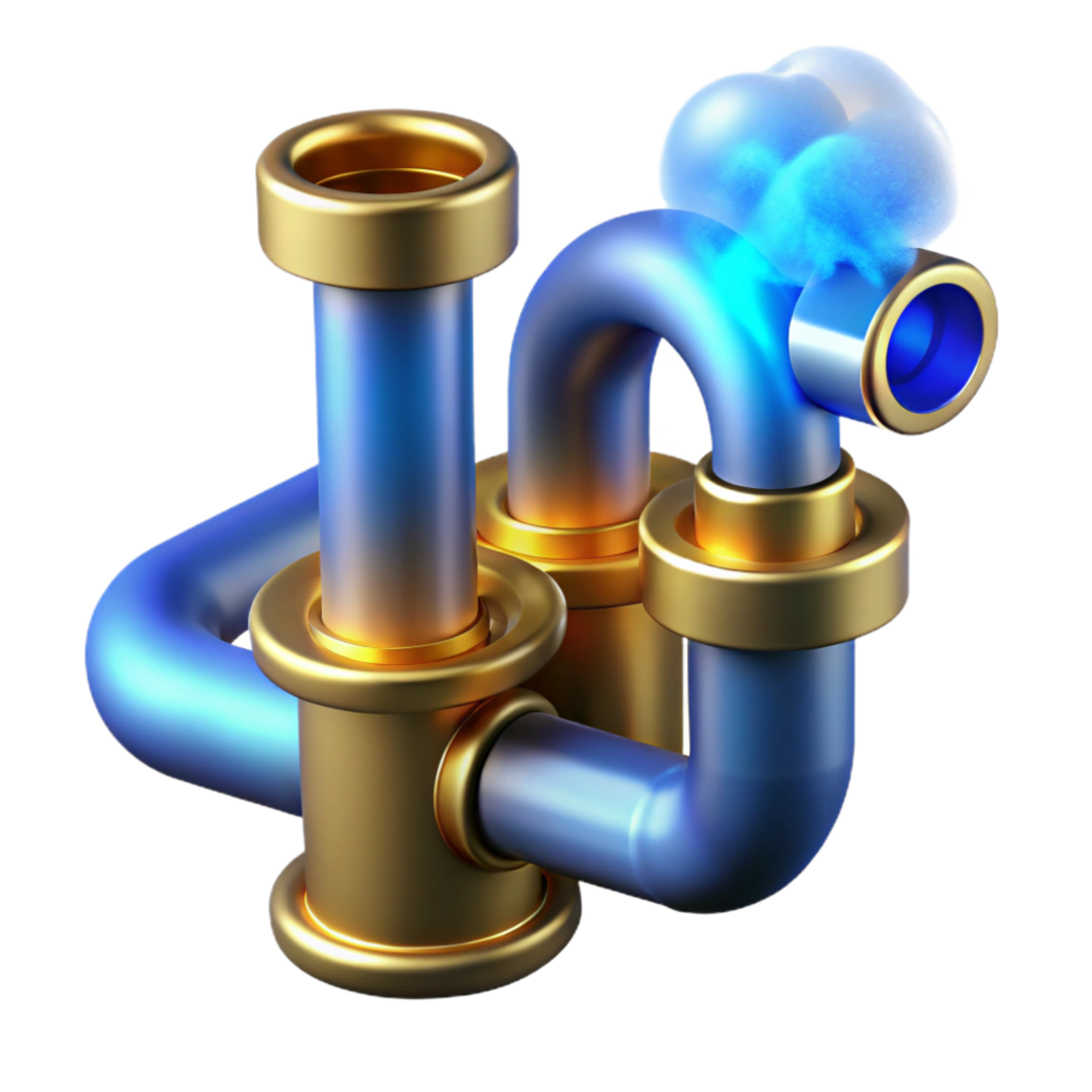 stunning contemporary Complex Pipe System with Steam Leak authentic 56764432 PNG