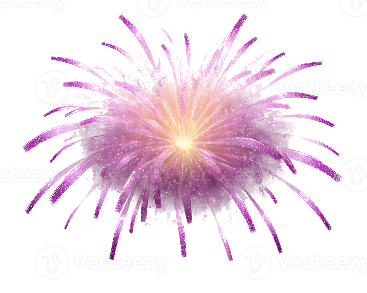 Purple glitter fireworks explosion on transparent background 56768560 PNG