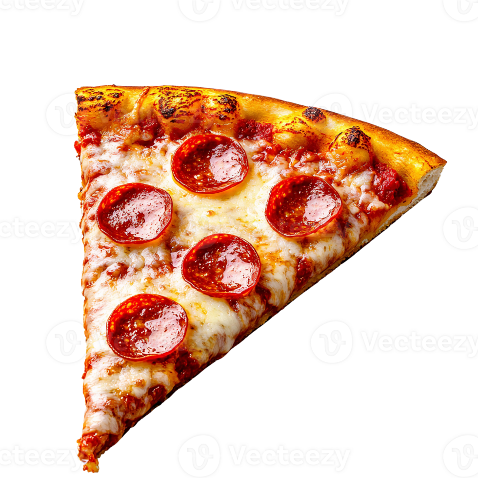 delicioso pepperoni Pizza rebanada con derritiendo queso 56769225 PNG