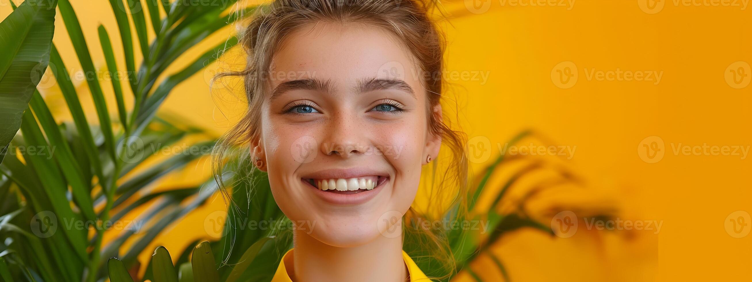 Joyful Young Conservation Volunteer Making a Difference in Forest ...