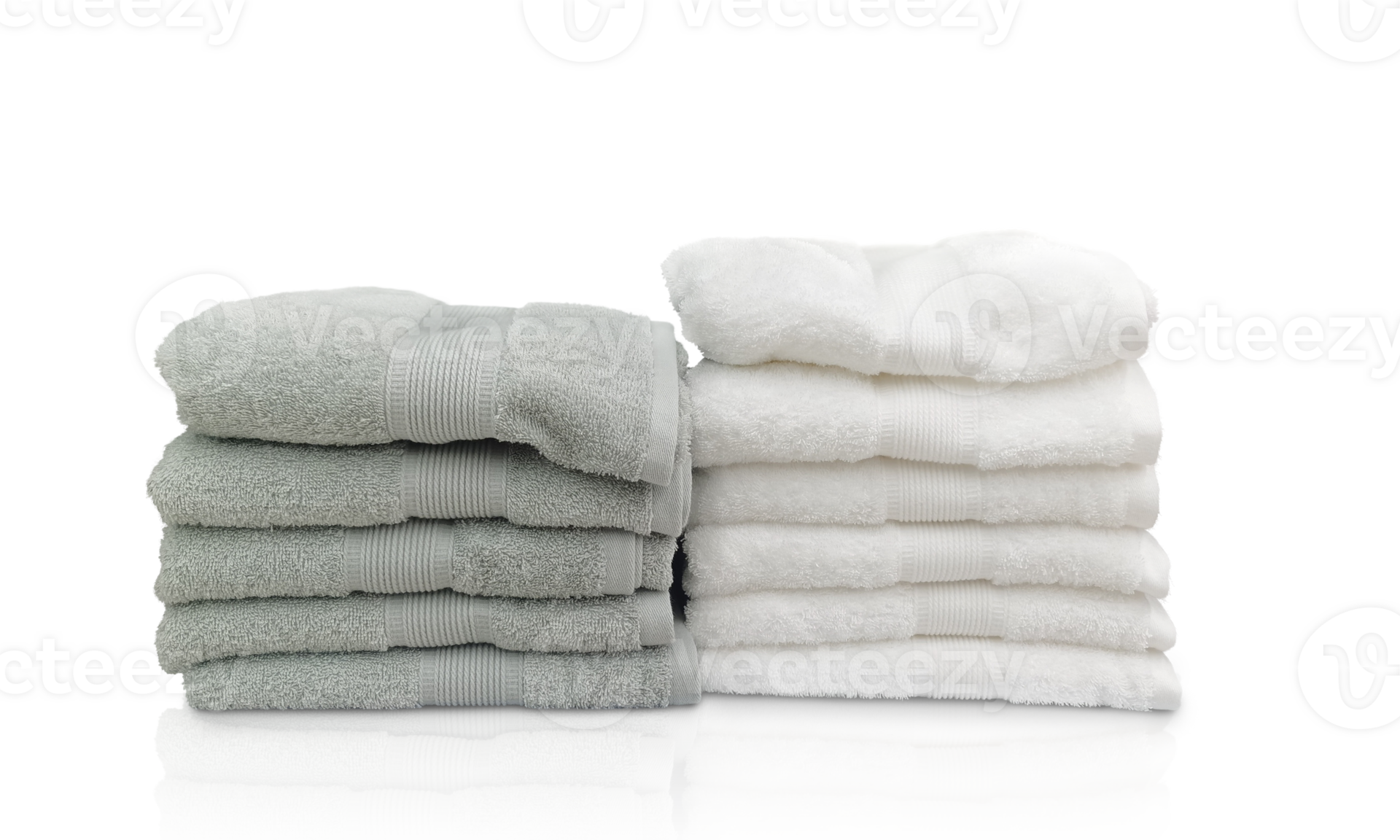 Two piles of folded towels transparent 56786393 PNG