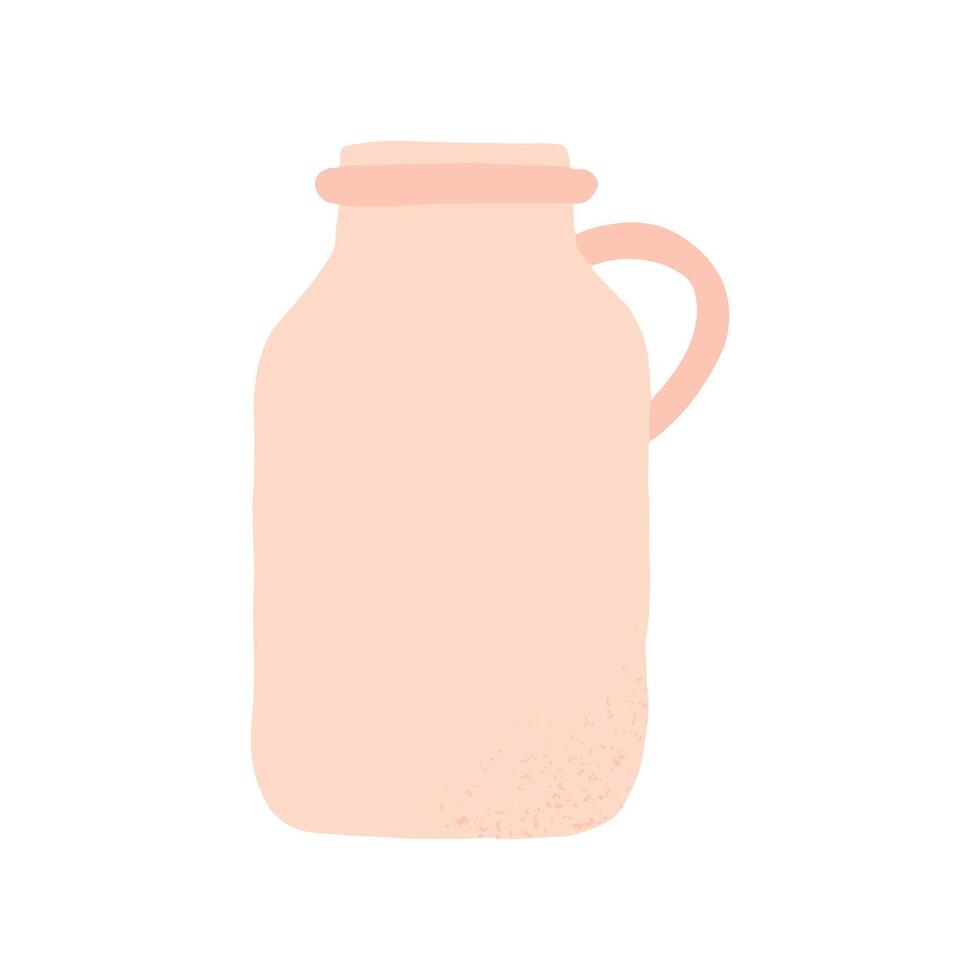 Kitchen cooking utensil milk jug icon illustration. Baking bakery and pastry stuff element ...