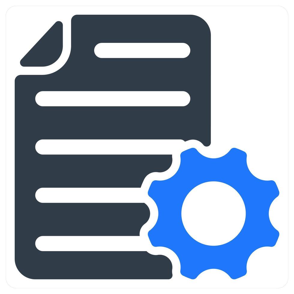 Document Settings icon concept 56824051 Vector Art at Vecteezy