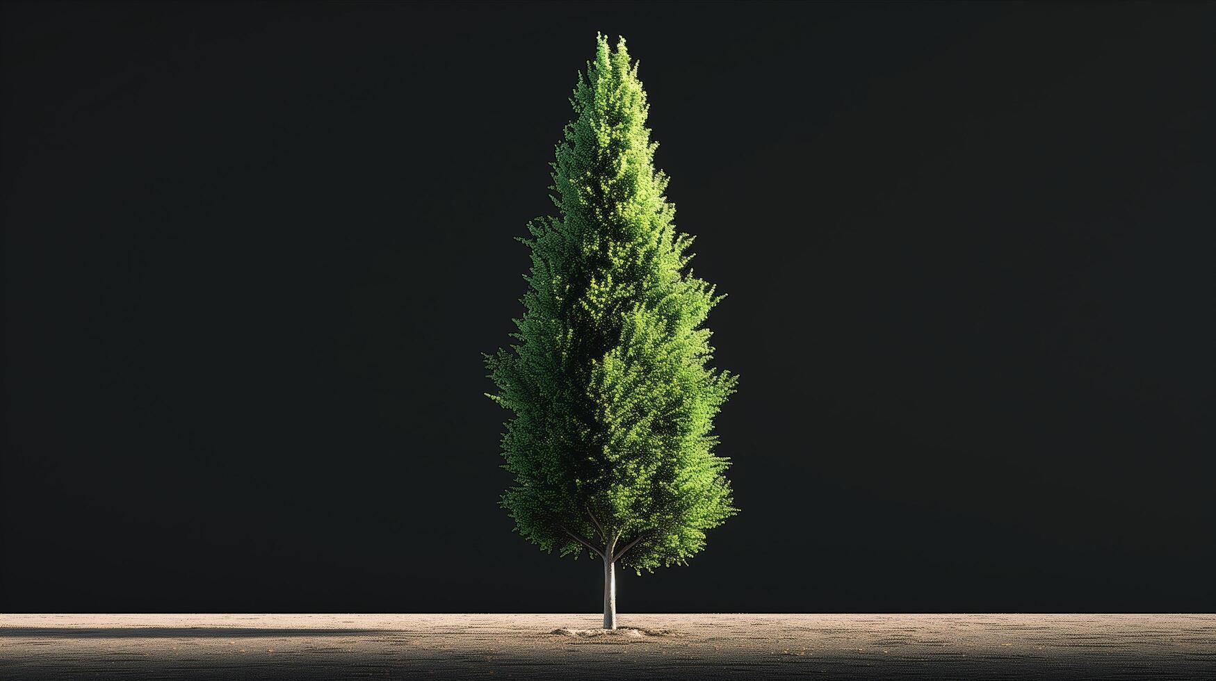 Cypress tree 3d model 56833632 Stock Photo at Vecteezy