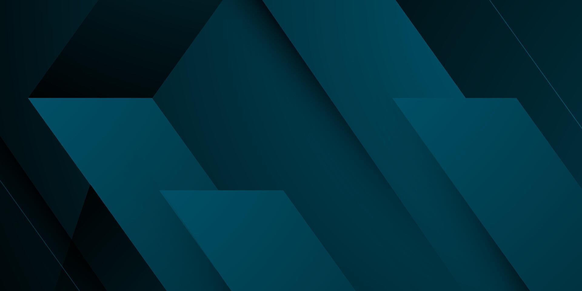 Abstract dark blue overlap triangle arrow shapes 3D background. Simple and modern pattern ...