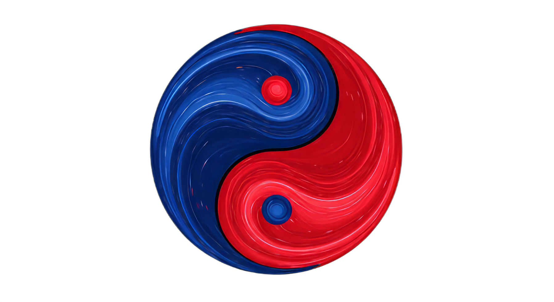 Abstract Yin Yang Symbol. Red and Blue Swirling Design, Balance Harmony ... Abstract Yin Yang Symbol. Red and Blue Swirling Design, Balance Harmony ...