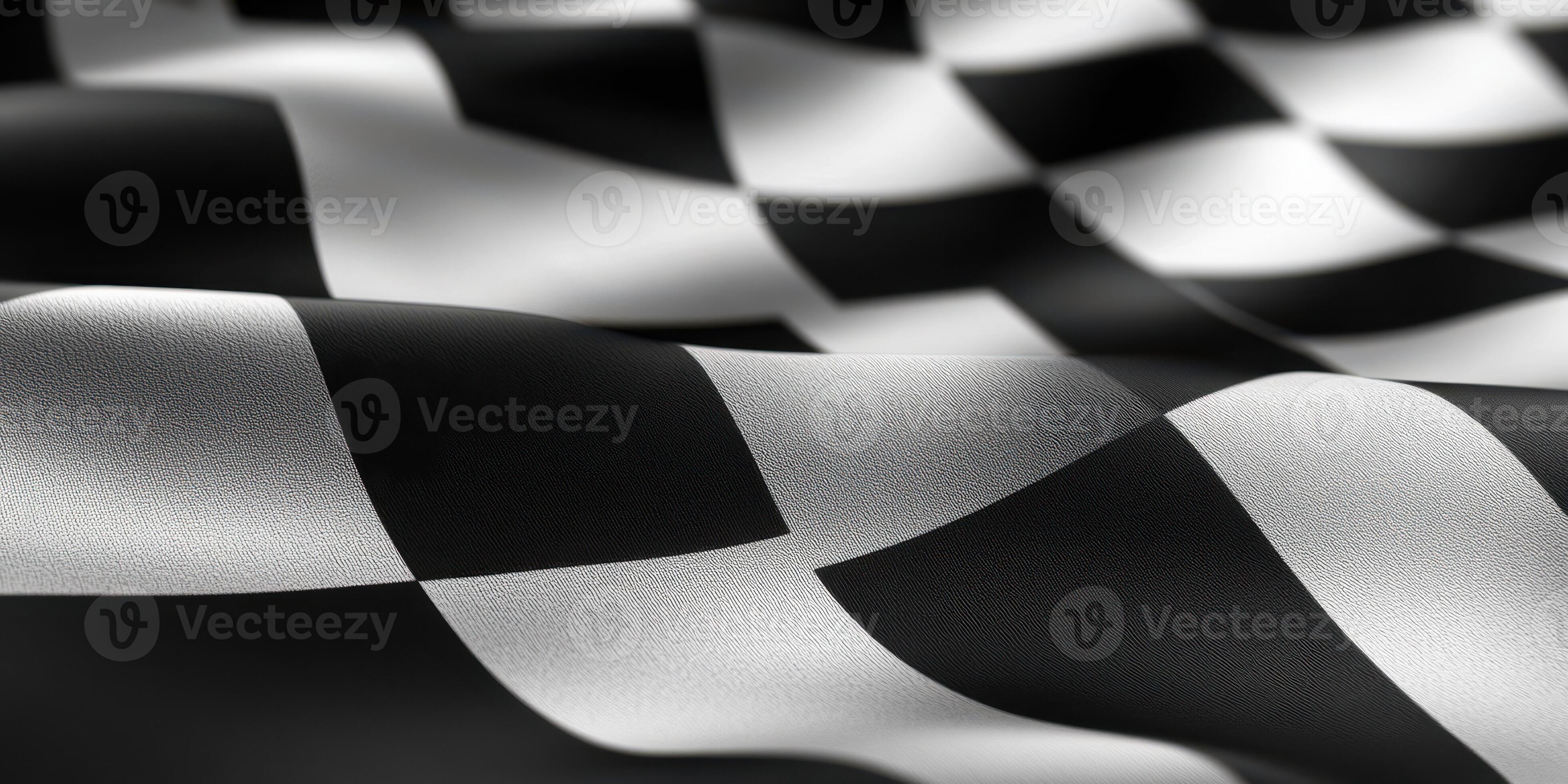 Checkered flag waving at a racing event signaling the end of a competitive race 56893722 Stock ...