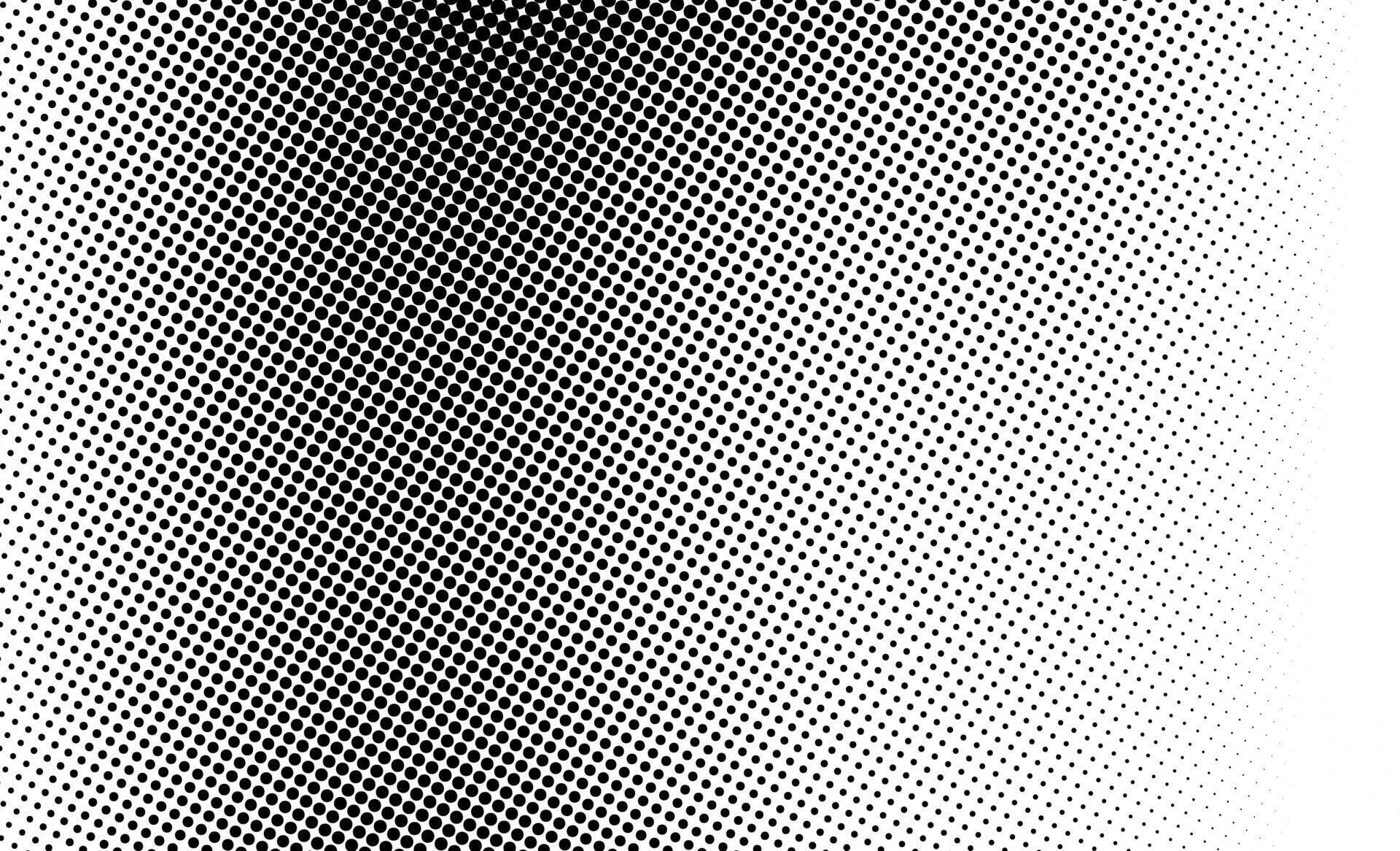 Diagonal halftone pattern with black dots creating a gradient effect on a white background ...