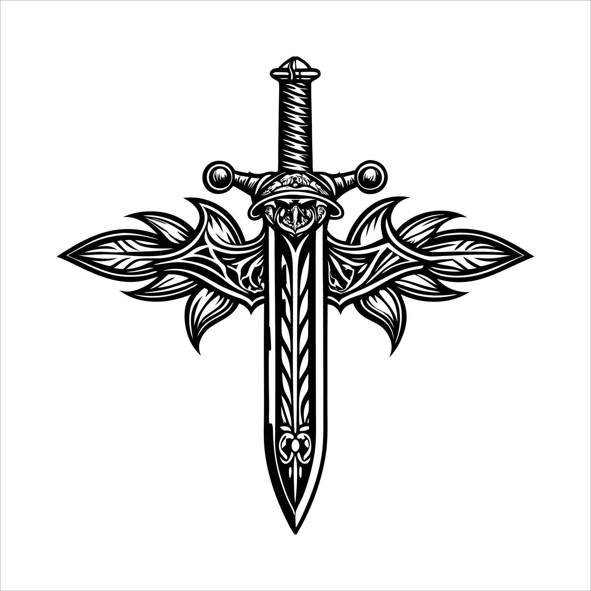 Medieval Knights Sword 56928573 Vector Art at Vecteezy