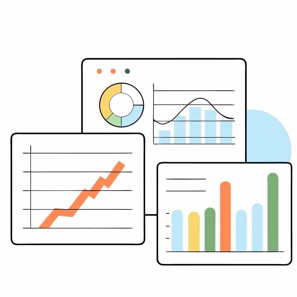 Data Visualization Charts and Graphs Professional Business Infographic ...