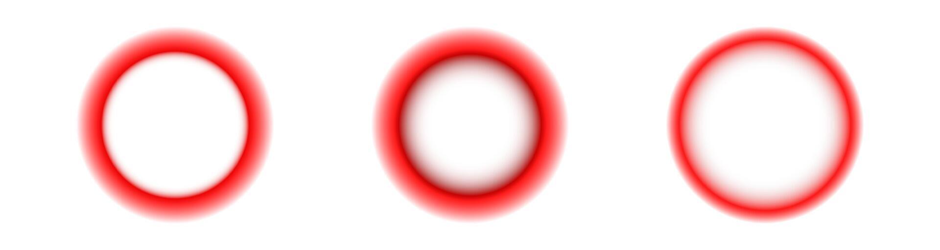 Three blurred red circles on a white background 56938661 Vector Art at Vecteezy