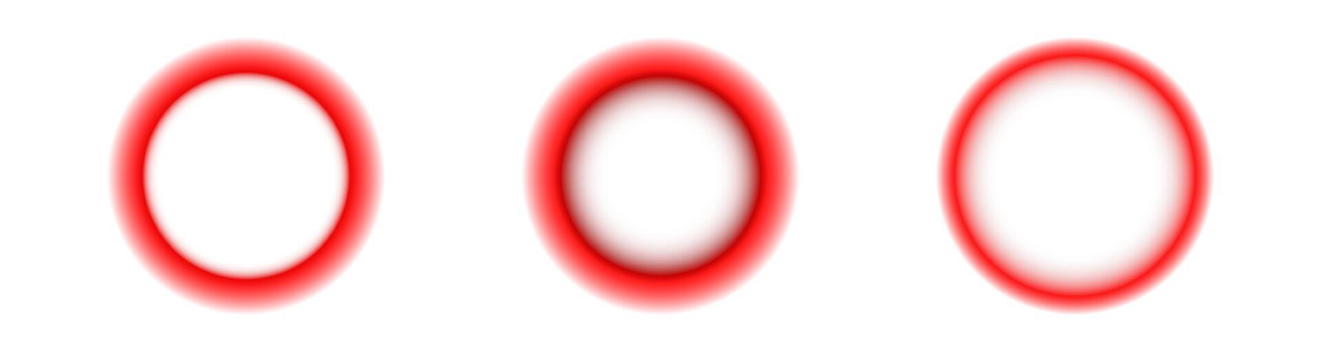 Three blurred red circles on a white background 56938661 Vector Art at Vecteezy