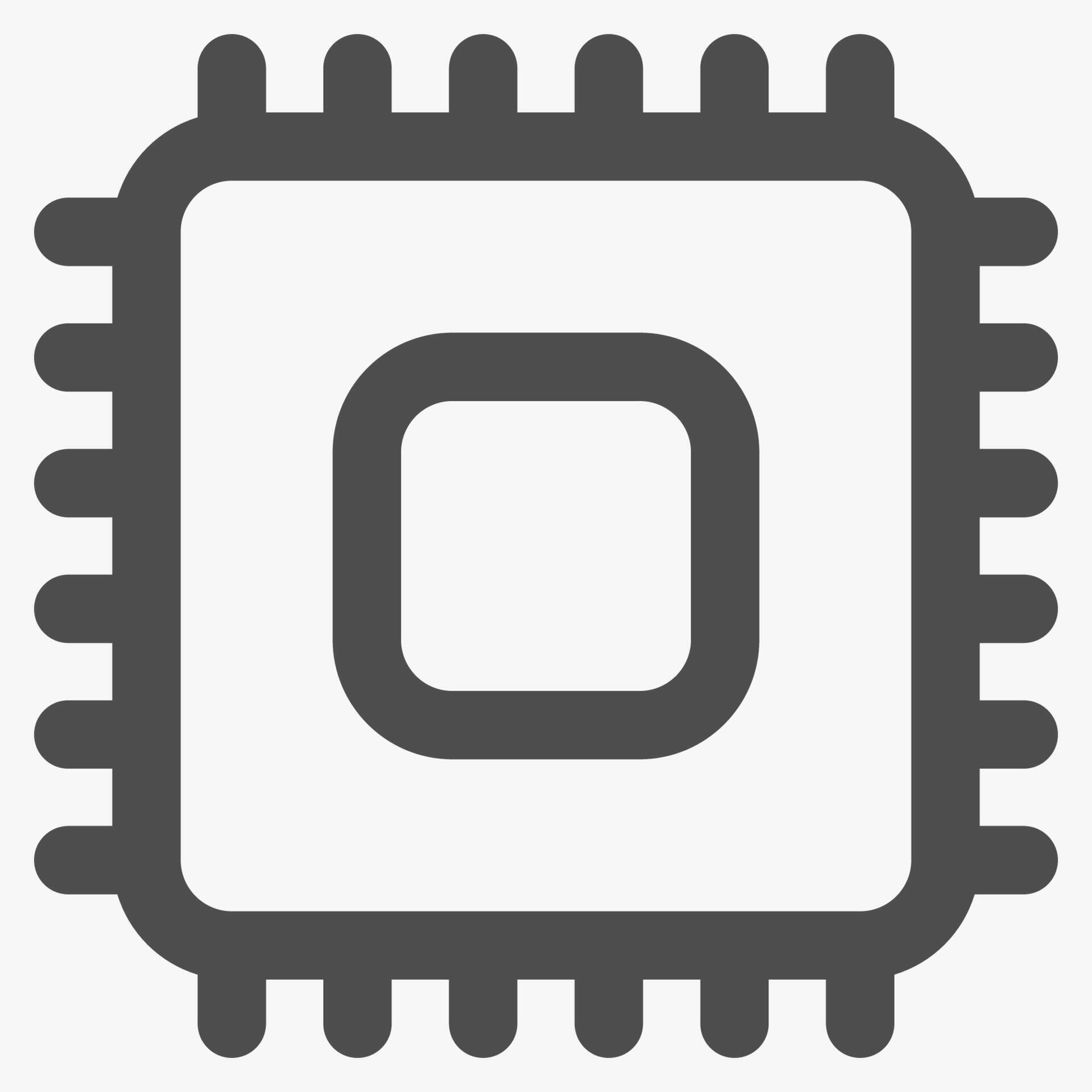 processor, simple computer hardware icons 56952164 Vector Art at Vecteezy