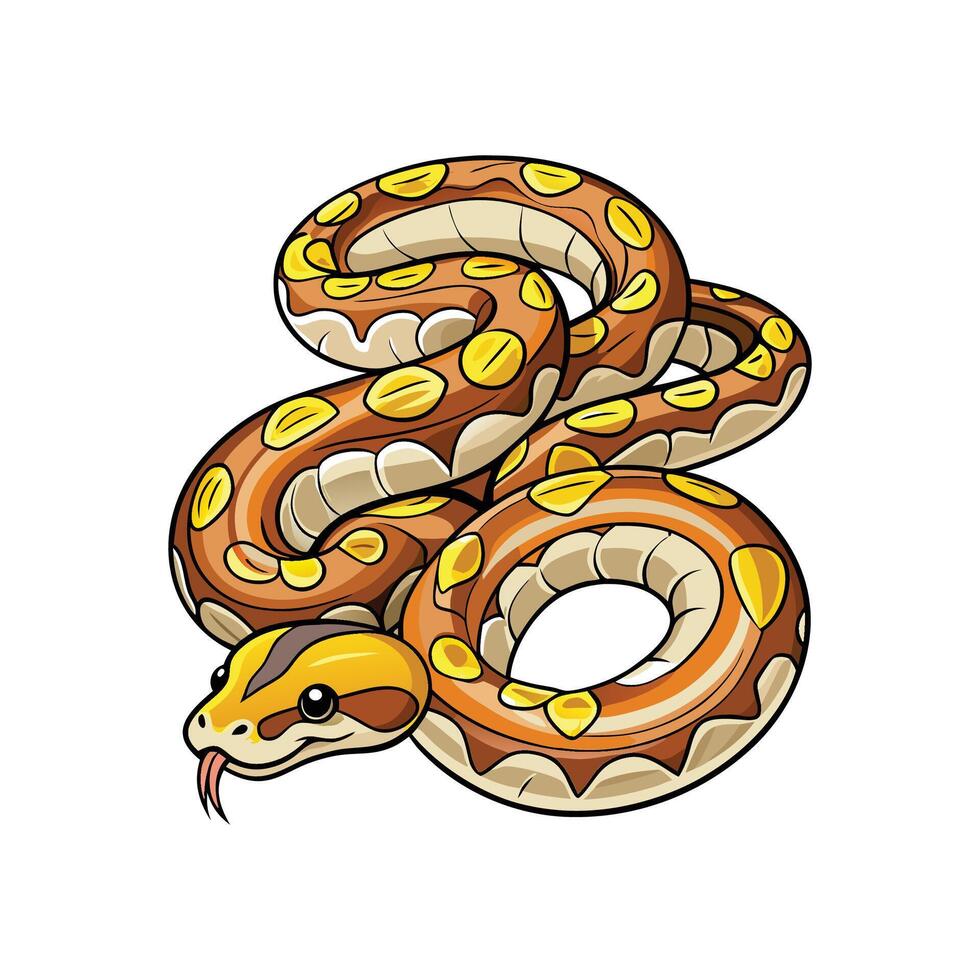 atractivo reticular pitón colorante actividad 56970225 Vector en Vecteezy