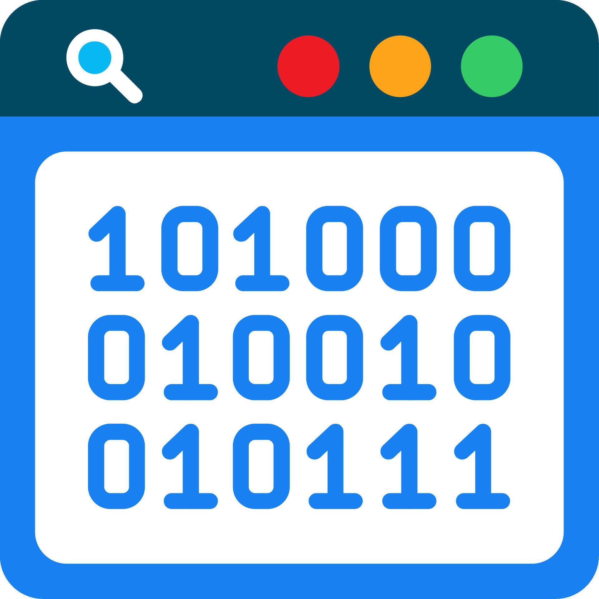 Binary search engine 56972640 Vector Art at Vecteezy