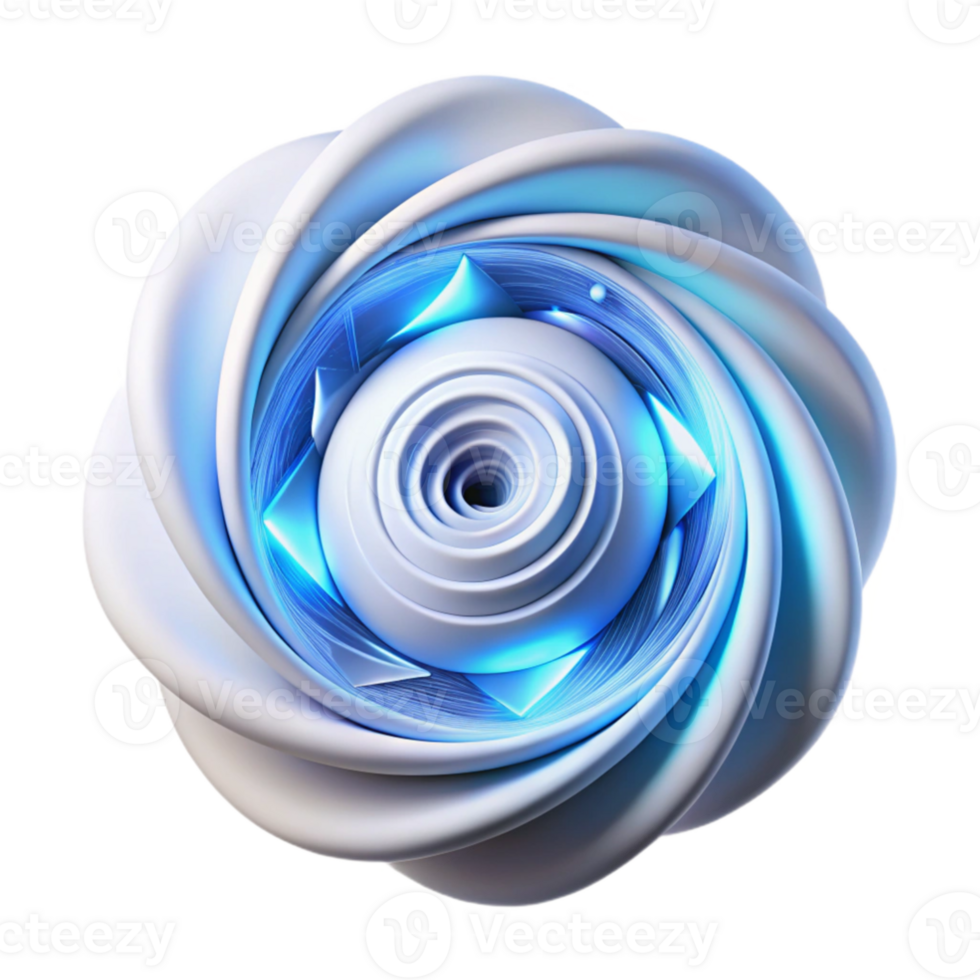 Magnificent Minimalist Beautiful Creative A Quantum Computer Visualized As A Swirling Vortex Of