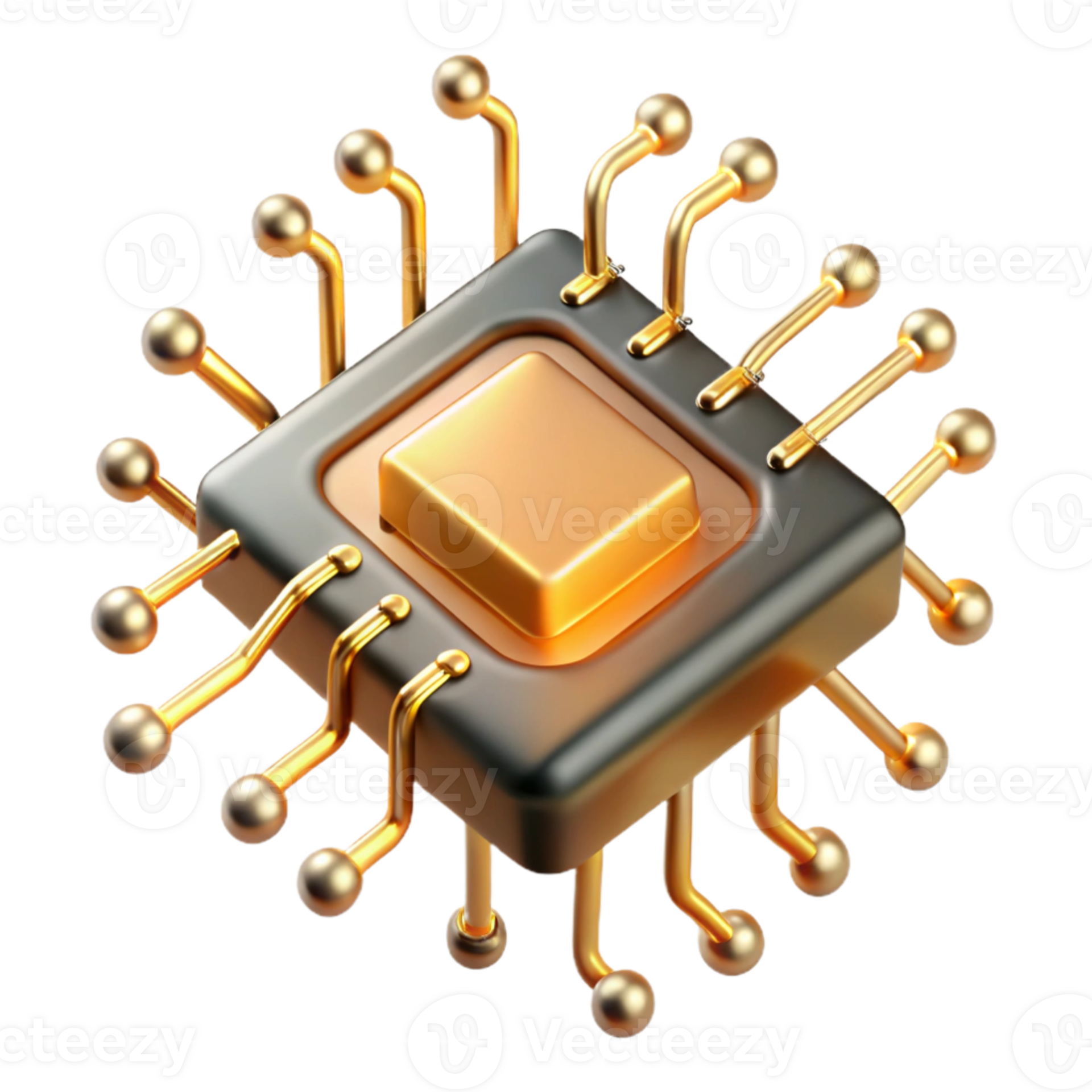 Elegant Modern Impressive Rustic A Close Up Of A Microchip Intricate Pathways Glowing With