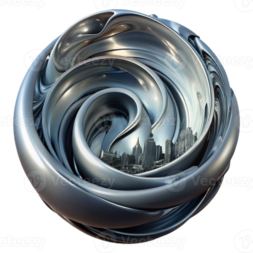 vibrant minimalist dramatic vintage A swirling vortex of liquid metal ...