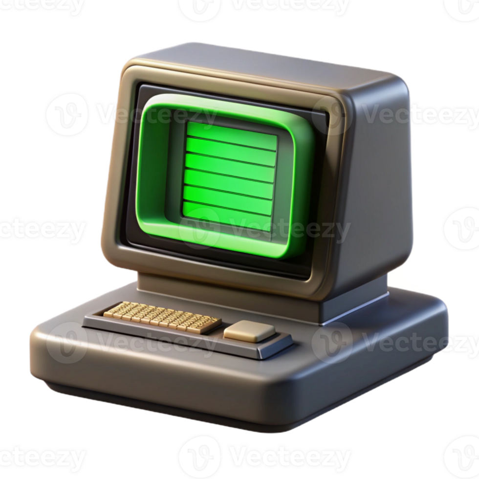 Extraordinary Minimalist Serene Abstract A Vintage Computer Terminal Displaying Complex Code