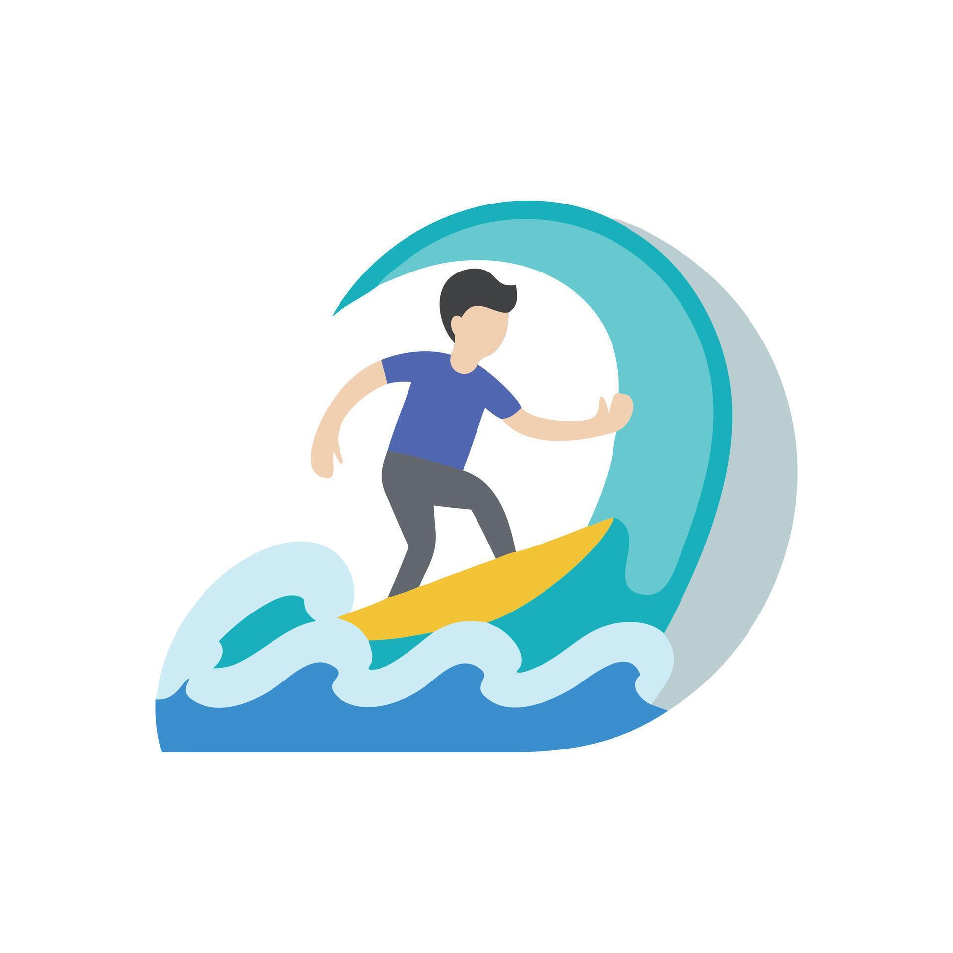 Surfing Wave Icon for Ocean Sports 57019775 Vector Art at Vecteezy