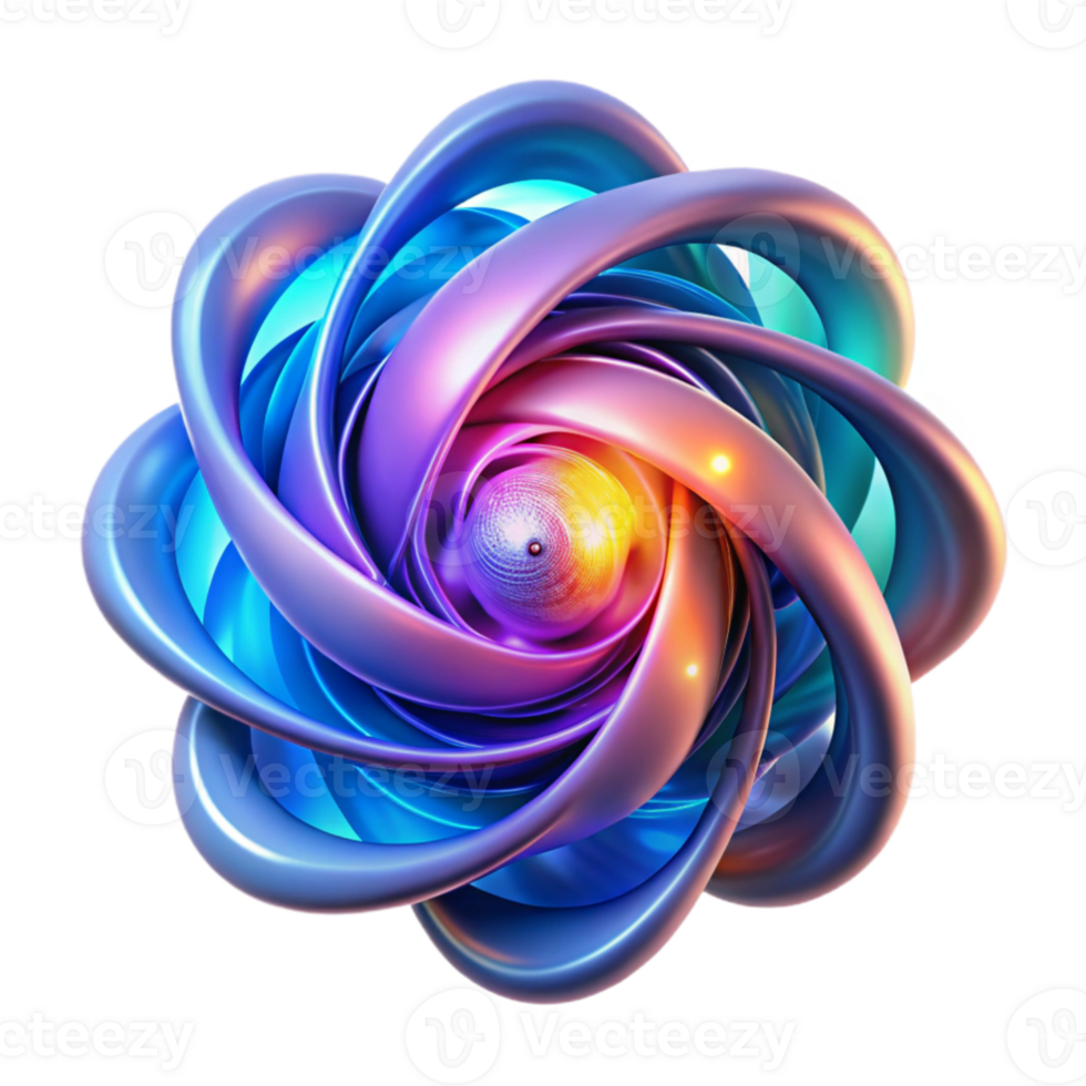 Stunning Abstract A Quantum Computer Visualized As A Swirling Nebula Of