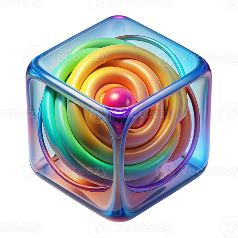 Wonderful Abstract Elegant Creative A Quantum Computer Core Swirling