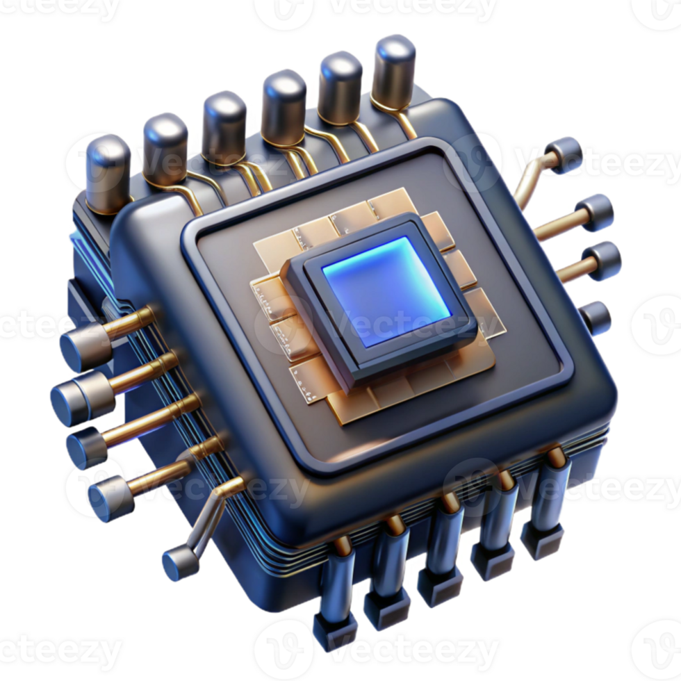 stunning rustic A close up of a quantum computer processor, intricate ...