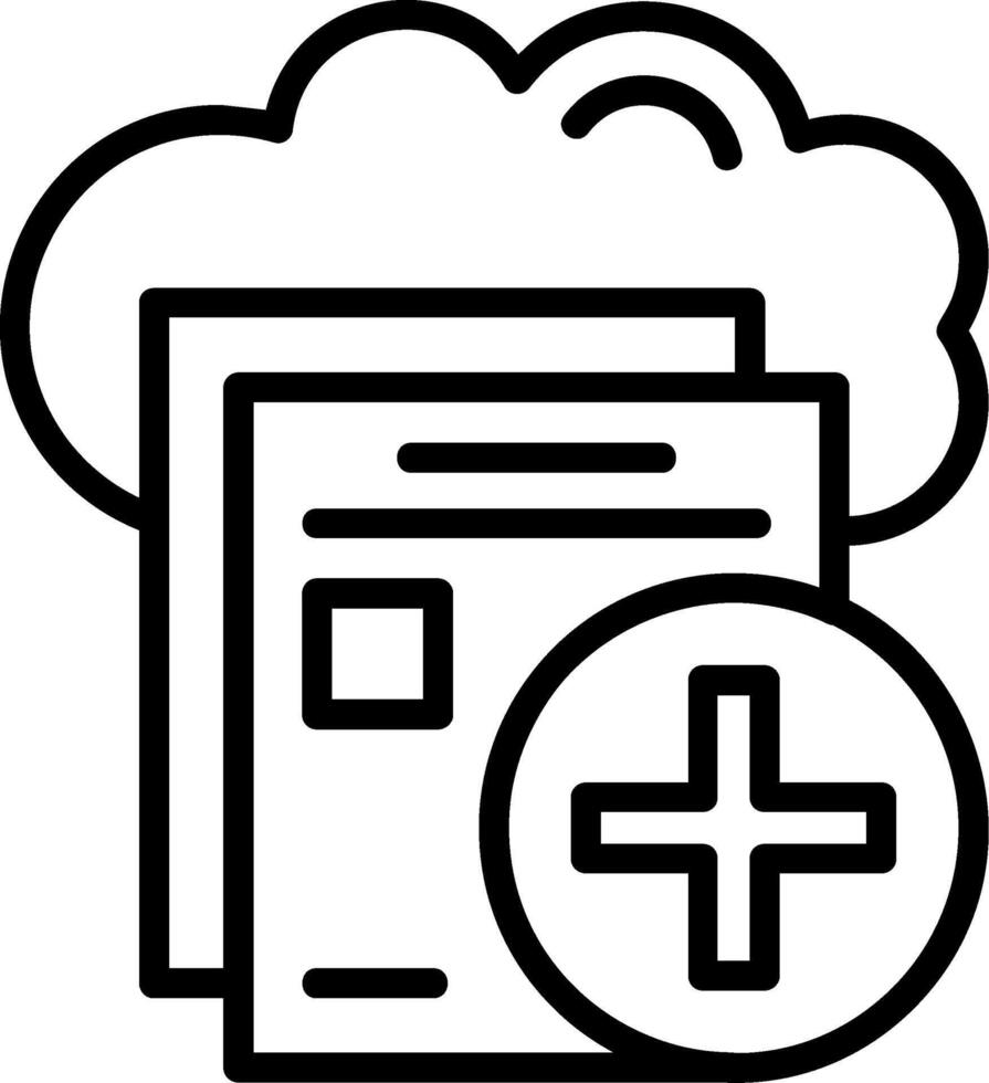 New File Line Icon 57041595 Vector Art at Vecteezy