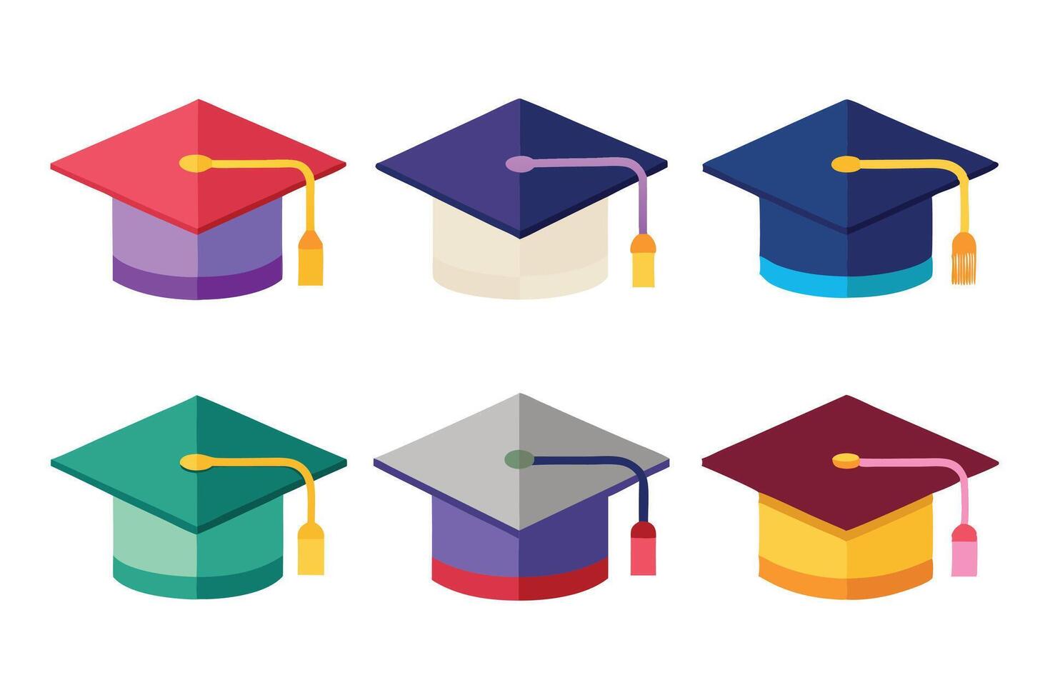 Graduation hat illustration 57044134 Vector Art at Vecteezy