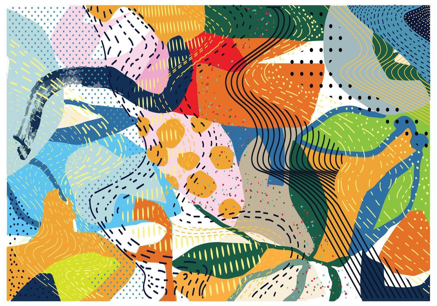 Abstract Print Composition Vector Art Icons And Graphics For Free Download