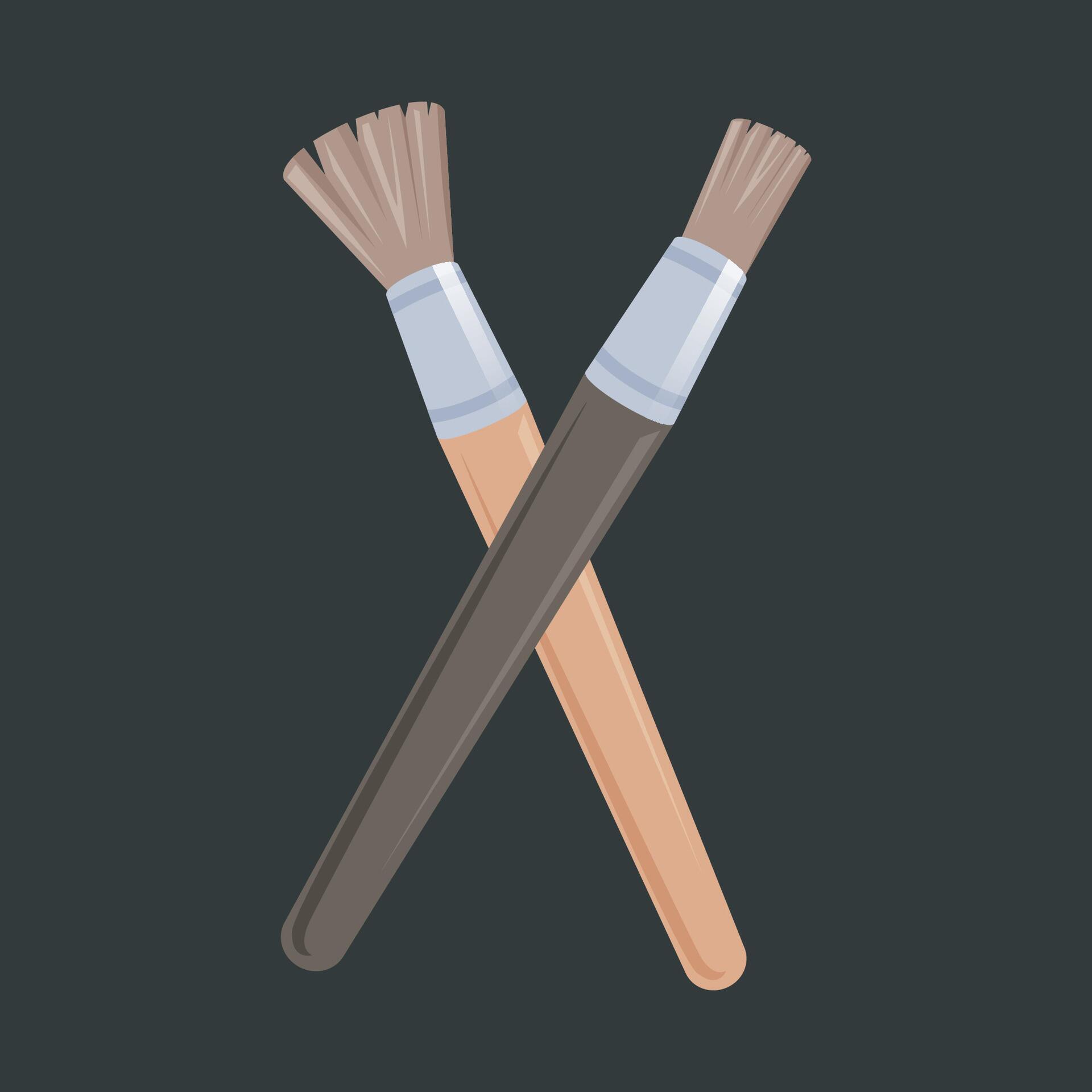 drawing brush tool with flat design. 57064033 Vector Art at Vecteezy