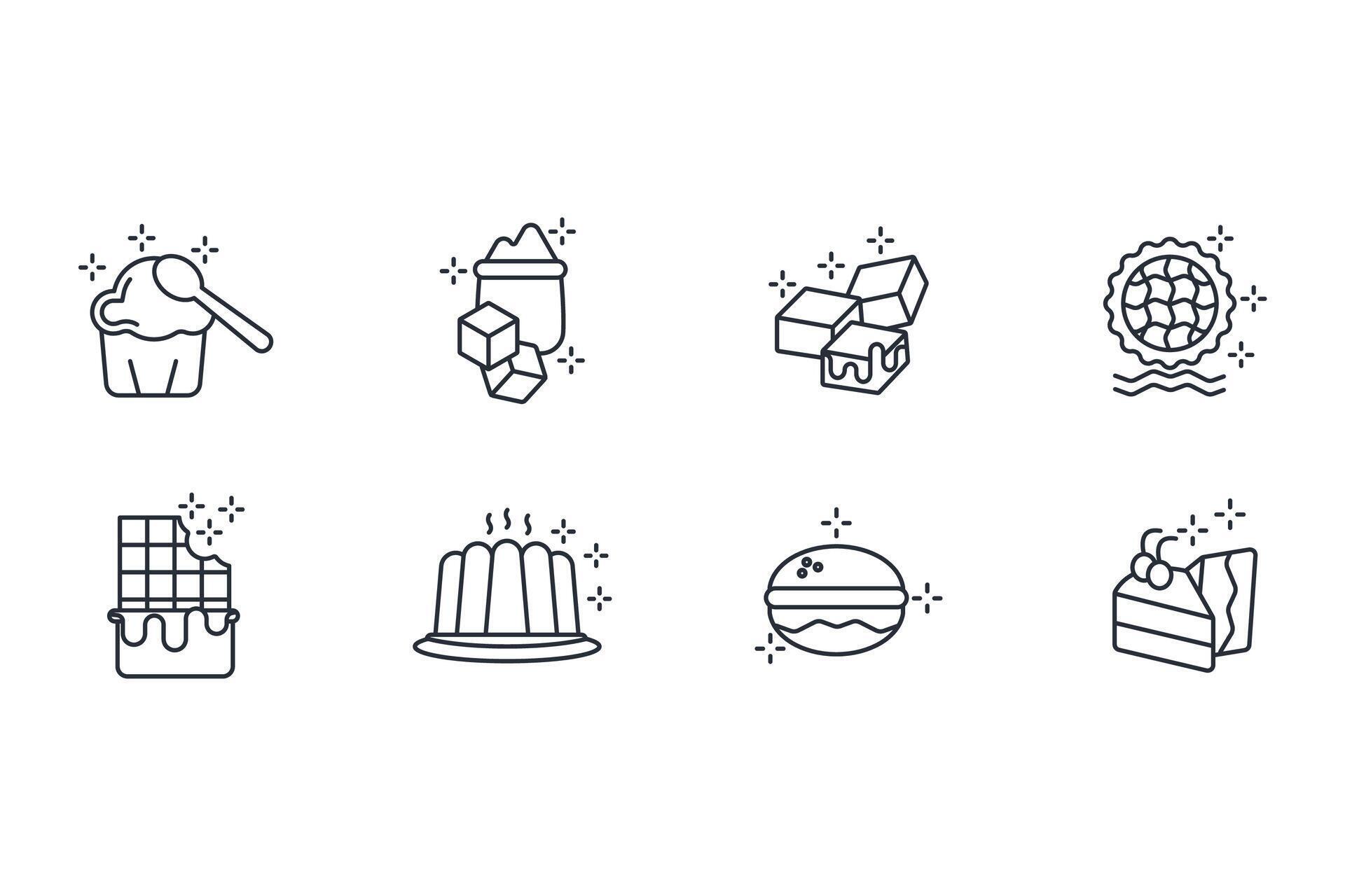 Sweets and desserts icon 57064144 Vector Art at Vecteezy