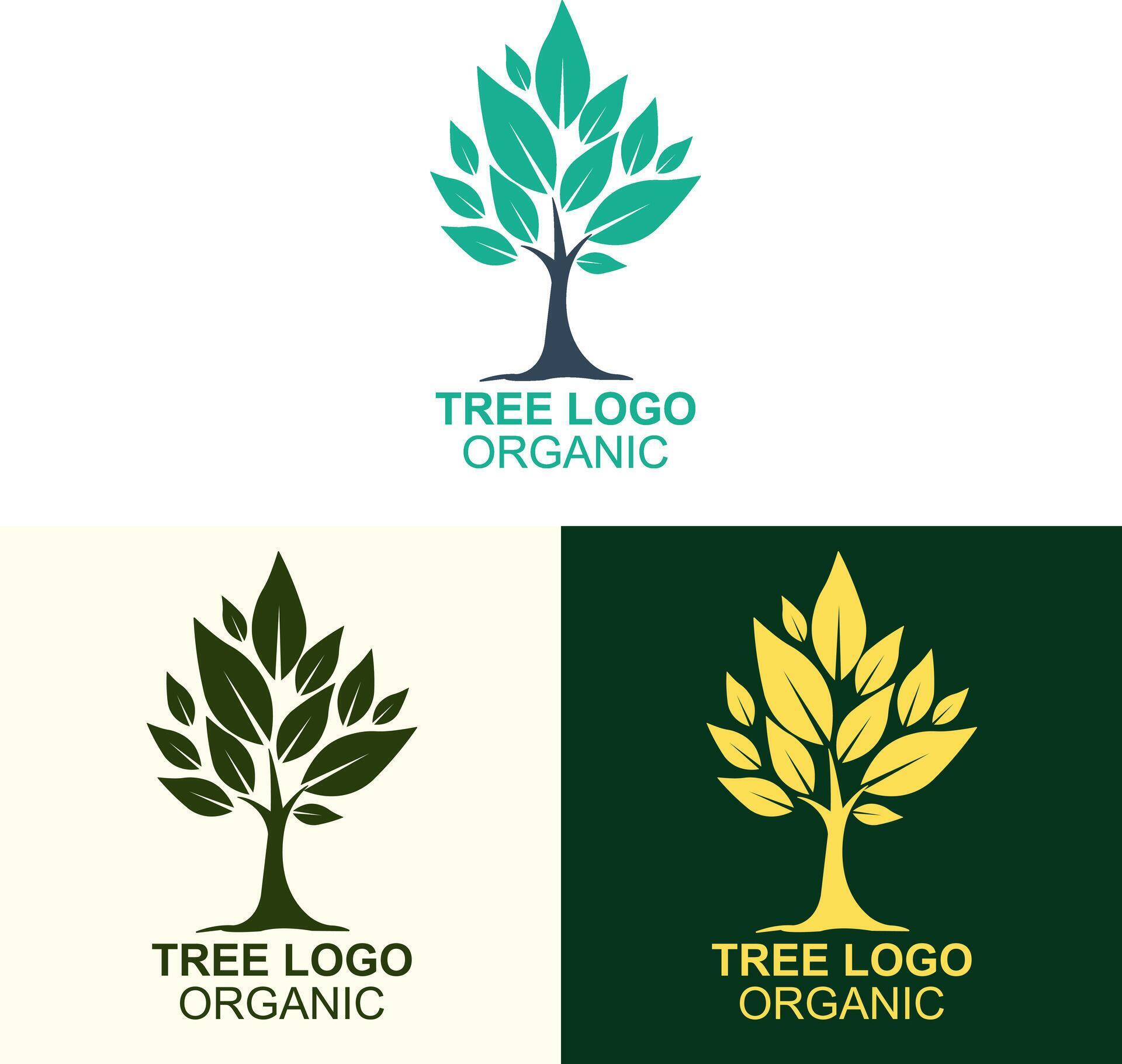 Tree logo organic design 57064765 Vector Art at Vecteezy