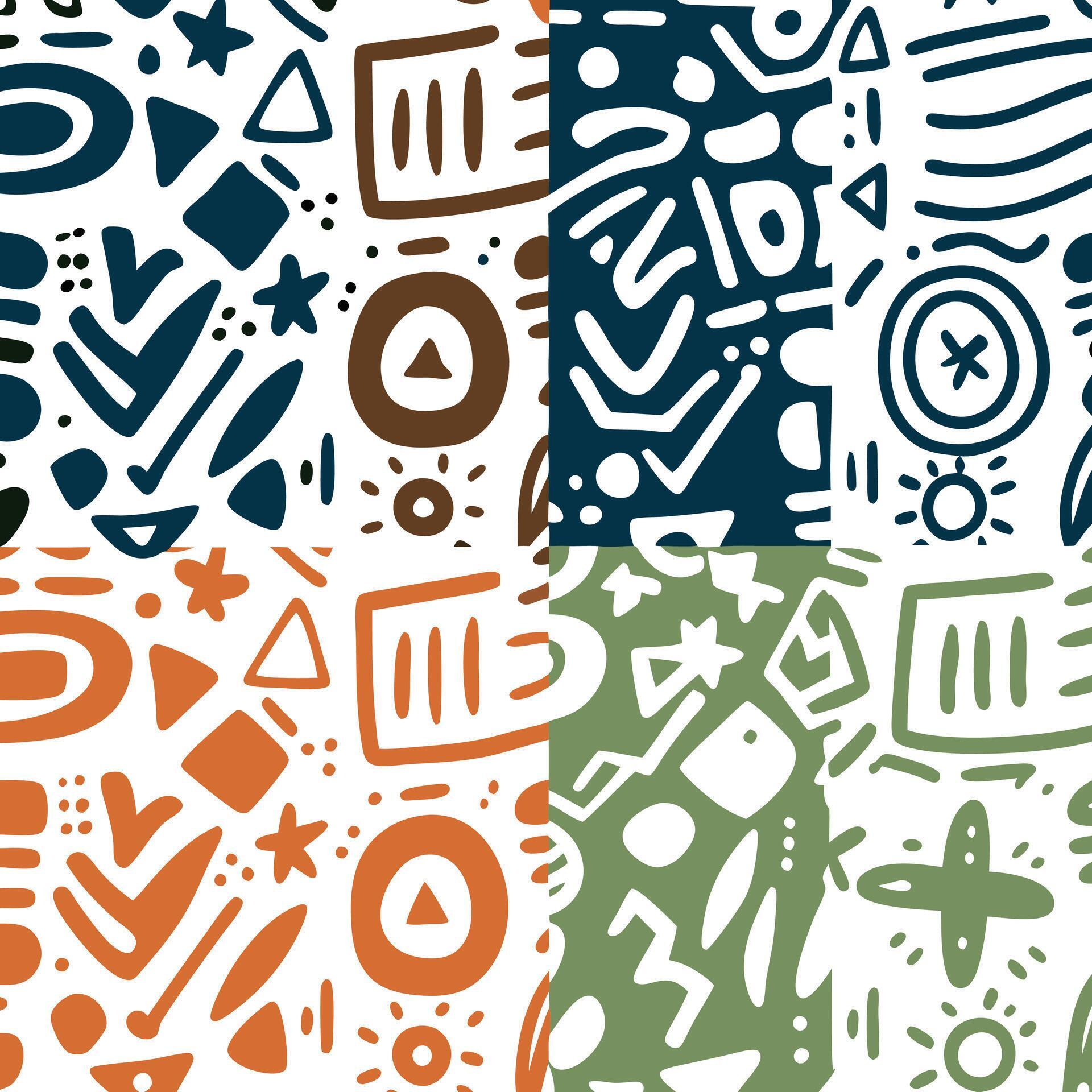 Abstract Geometric Seamless Patterns 57068604 Vector Art at Vecteezy