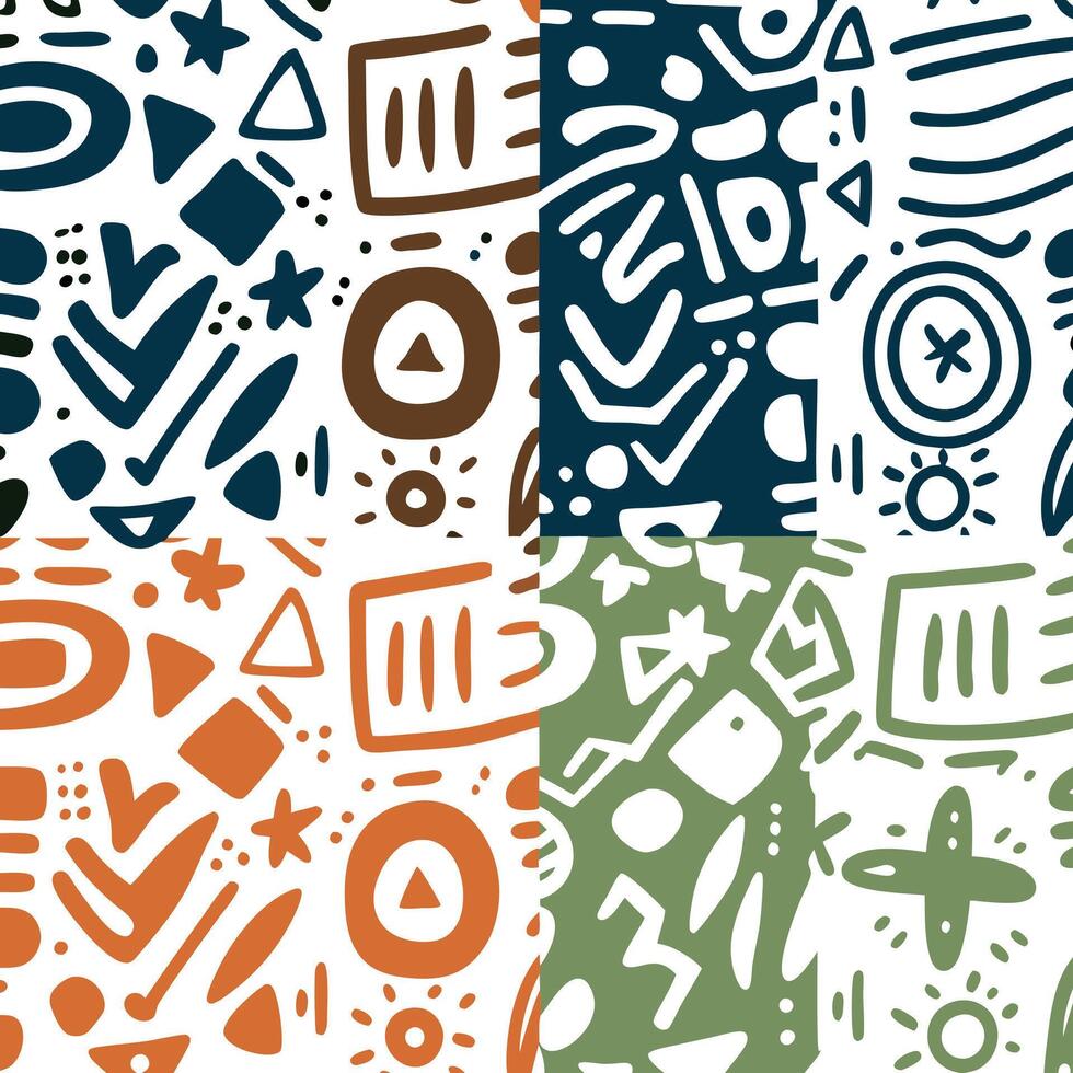 Abstract Geometric Seamless Patterns 57068604 Vector Art at Vecteezy