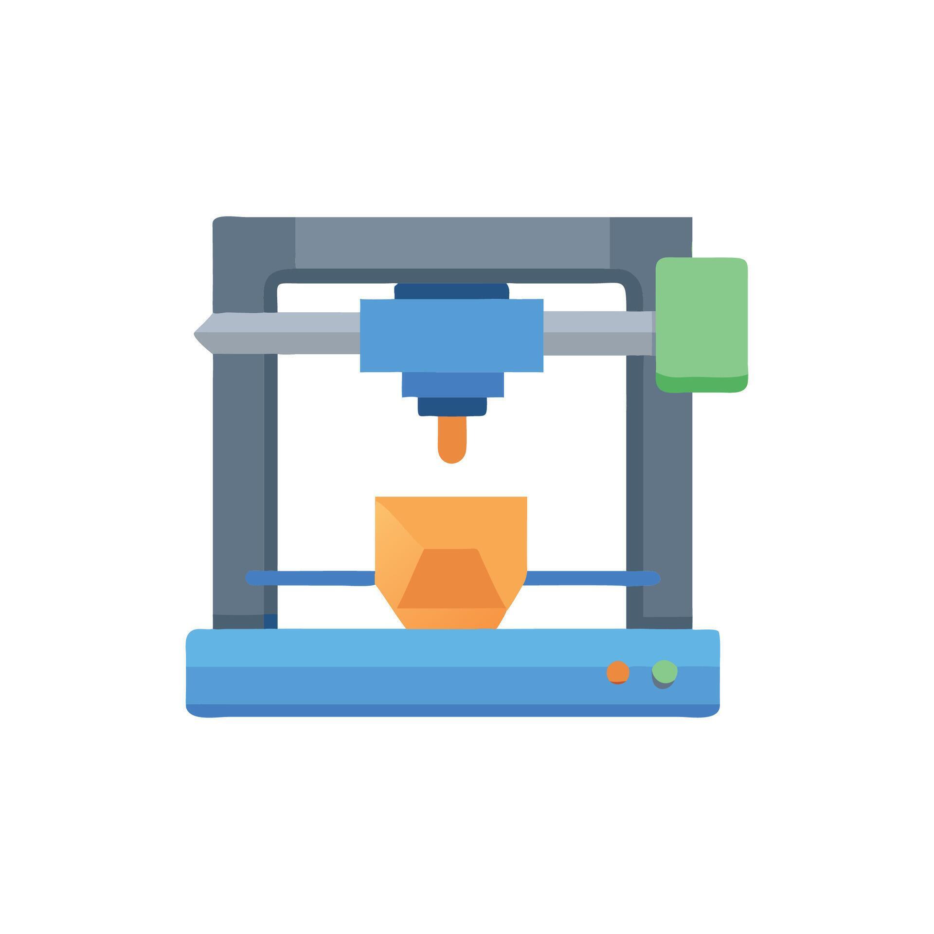 Advanced Industrial 3D Printer Icon 57076220 Vector Art at Vecteezy